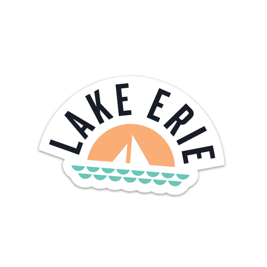 Lake Erie Basic Sticker – Erie Apparel